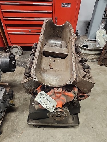 1959 Corvette 283 Engine Motor 3756519 59 F269 Trap Door Oil Pan ...