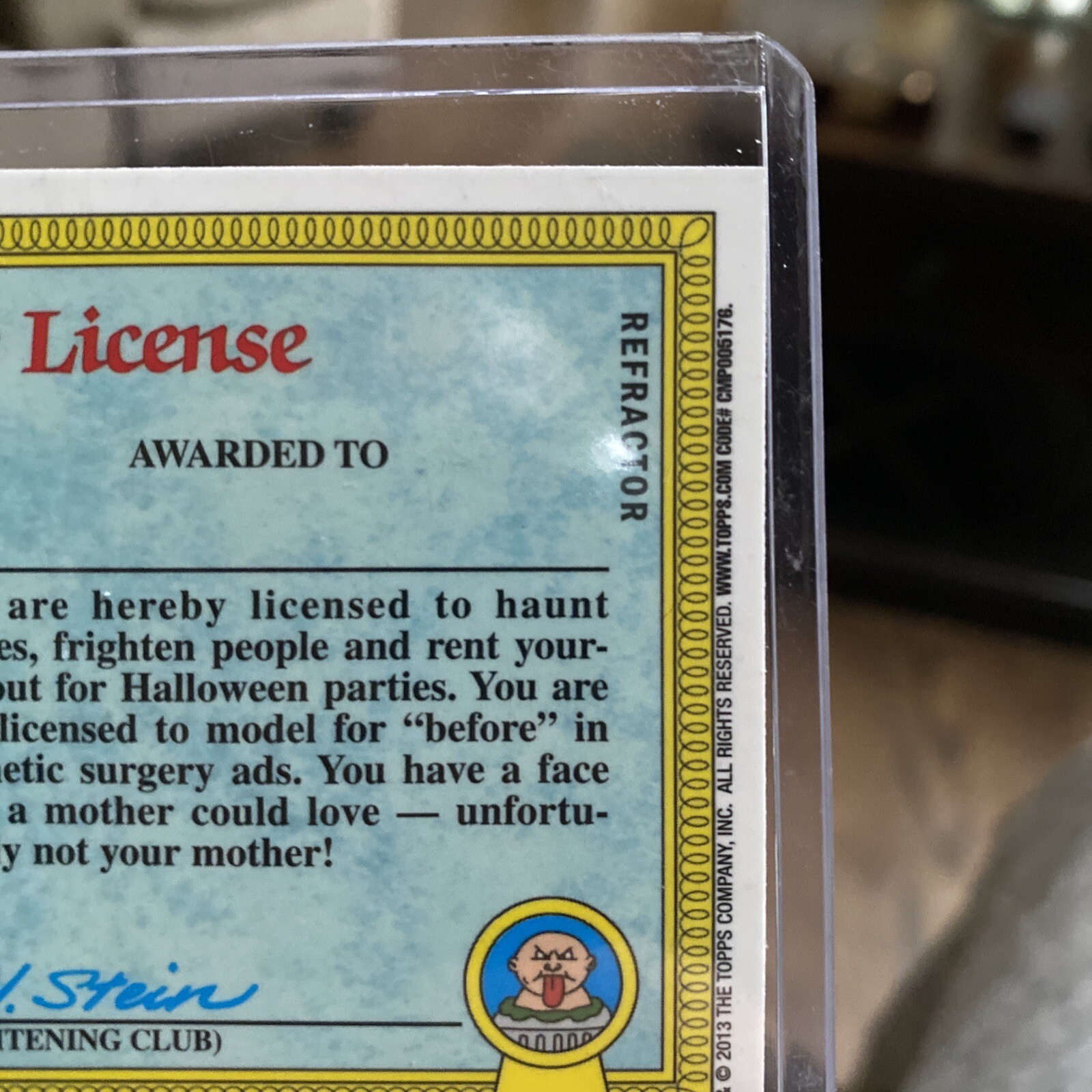 Garbage Pail Kids 2013 FLAT PAT 31b Chrome REFRACTOR GPK Topps | eBay