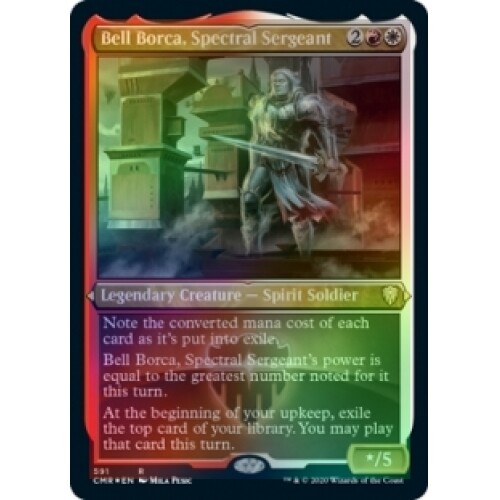 BELL BORCA, SPECTRAL SERGEANT (FOIL-ETCHED) X4 Commander Legends Magic ...