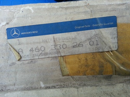 Mercedes Benz W460 280GE front axle drive shaft Gwagen G class LEFT ...