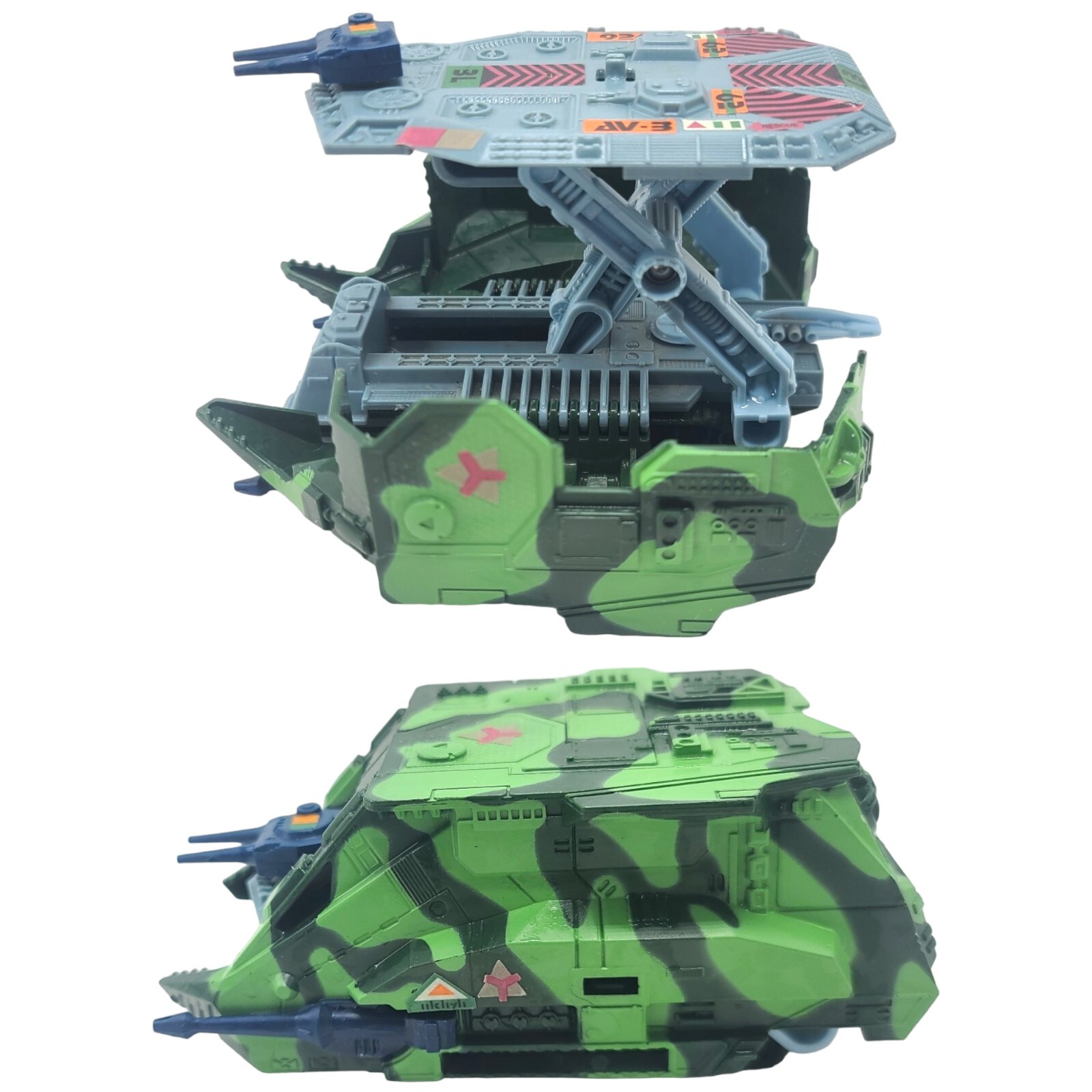 Vintage Kenner MEGAFORCE Triax Crossbolt mobile armored helipad | eBay