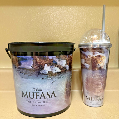 2024 Mufasa The Lion King Exclusive Popcorn Bucket & Dome Cup BRAND NEW ...