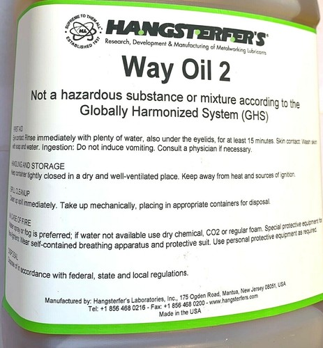 HANGSTERFER'S WAY OIL 2 LUBRICATION & LUBRICITY - GALLON CONTAINER | eBay