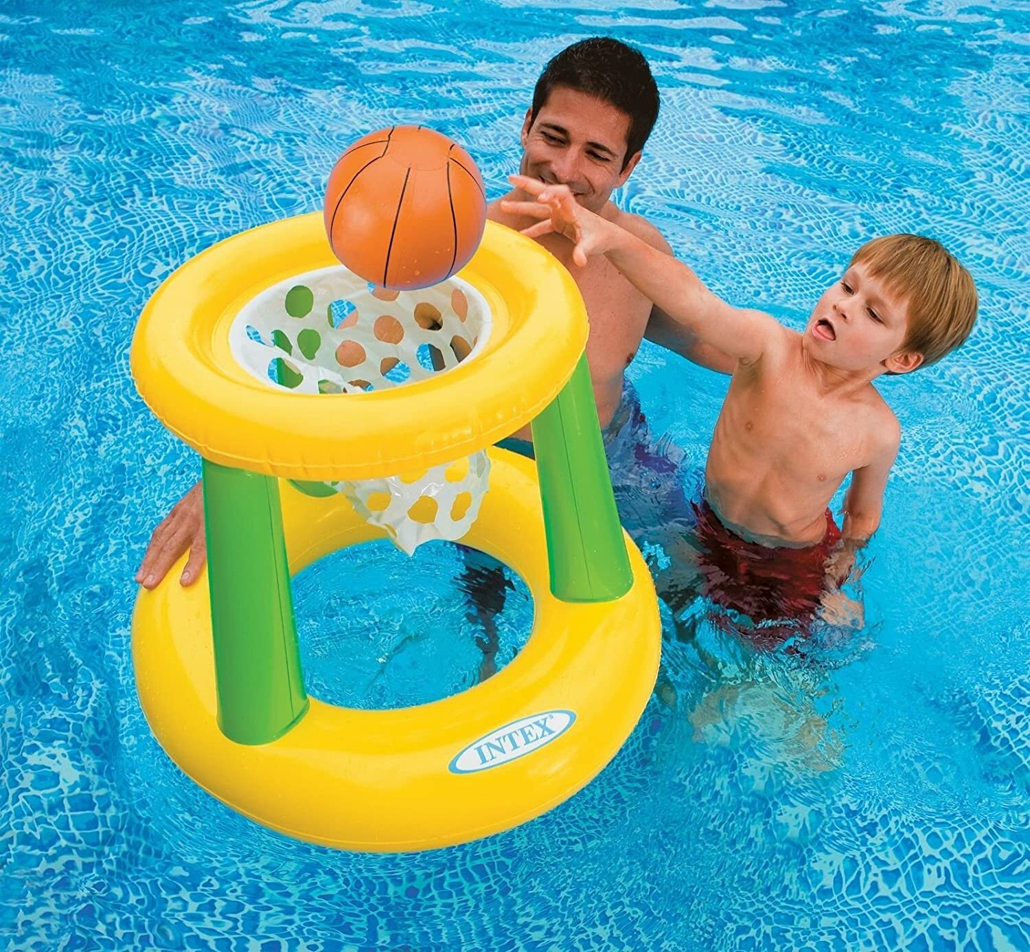 Intex Pool Basketball Water Games Floating Hoops 26.5 X 21.5 3 ...