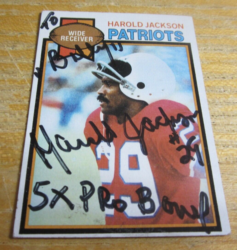 Harold Jackson Autographed 1979 Topps #321 Trading Card NFL Football ...