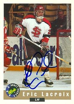 Eric Lacroix autographed Hockey Card (Toronto Maple Leafs) 1992 Classic ...