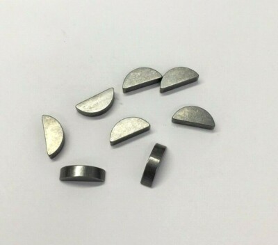 New Metric Woodruff Key. 4mm x 6.5mm. Carbon Steel. M4x6.5mm. | eBay UK