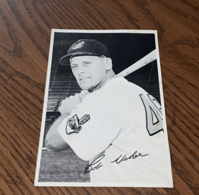 BOB USHER 1957 SOHIO GAS INDIANS 57 PICTURE 5 X 7 CLEVELAND INDIANS | eBay