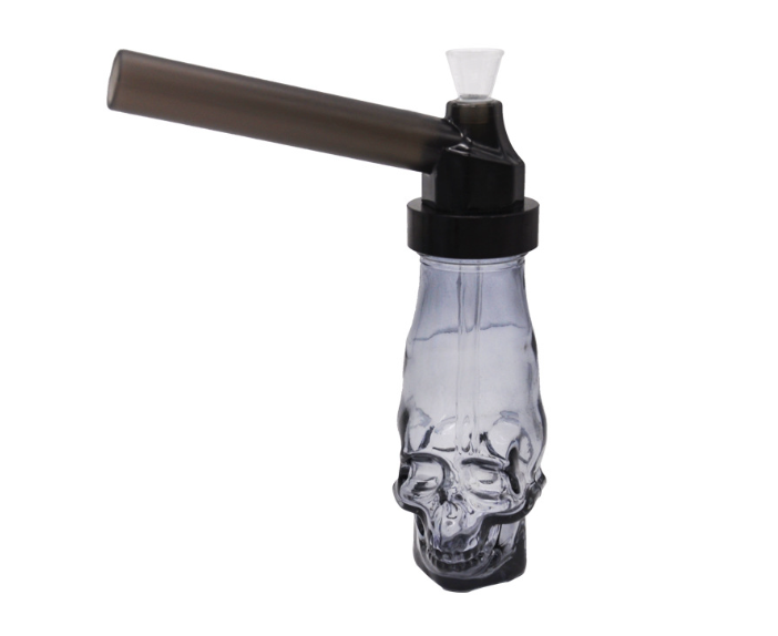 Portable Black Hookah Screw on Bottle Converter Water Glass Bong with ...
