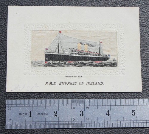 CANADIAN PACIFIC LINE STEVENGRAPH RMS EMPRESS OF IRELAND ONBOARD ...