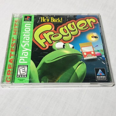 Frogger Sony PlayStation 1 PS1 PSOne Greatest Hits Complete Game ...