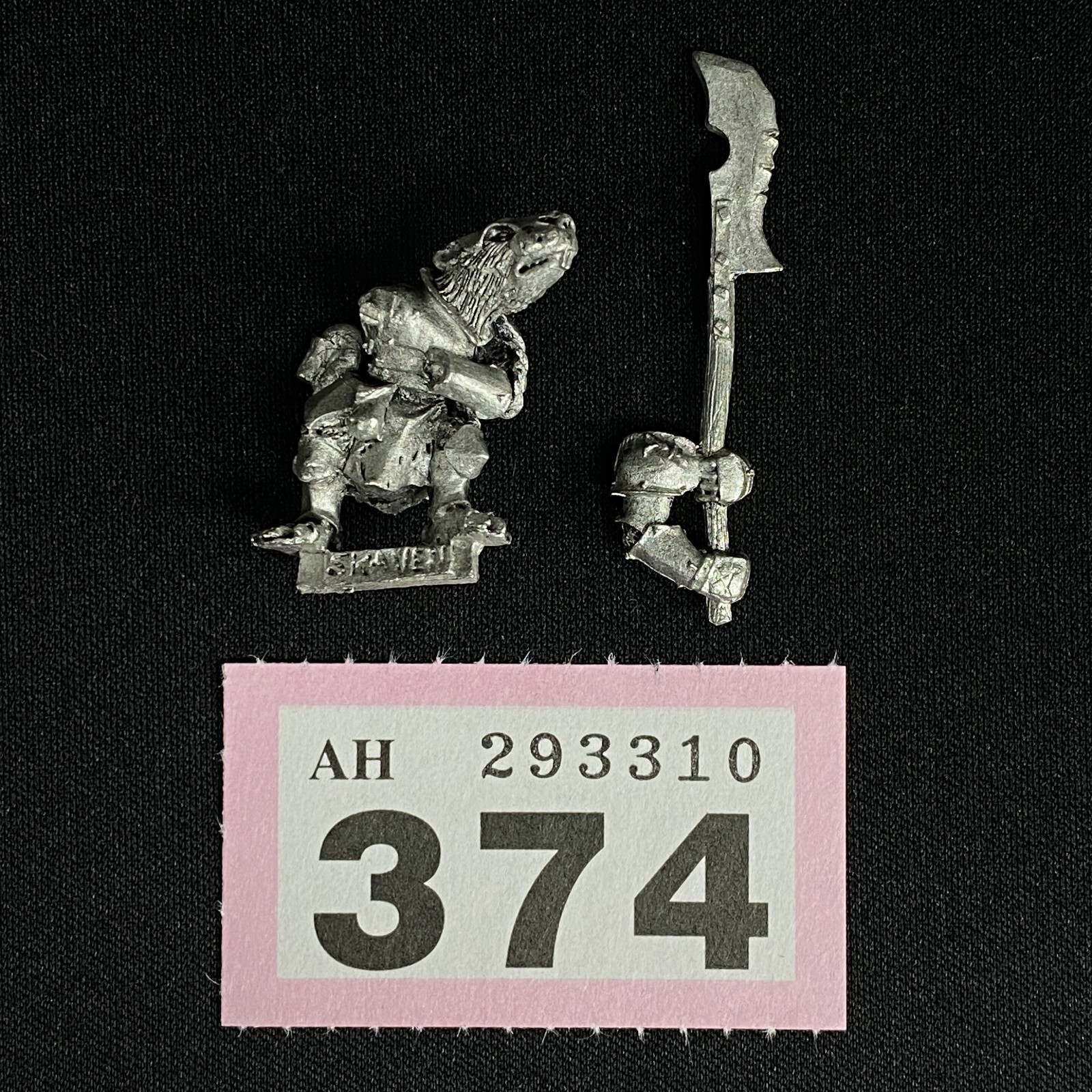 SKAVEN STORMVERMIN METAL OOP HALBERD WARHAMMER AGE OF SIGMAR THE OLD ...