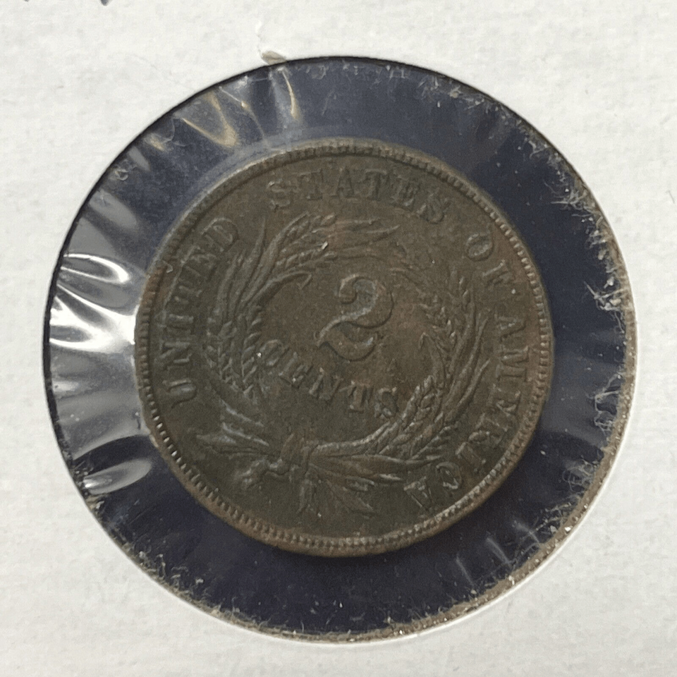 1865 2 Cent Copper Two Cent Coin United States | eBay