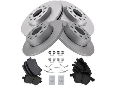 Front and Rear Brake Pad and Rotor Kit For 2006-2009 VW Rabbit 2007 ...