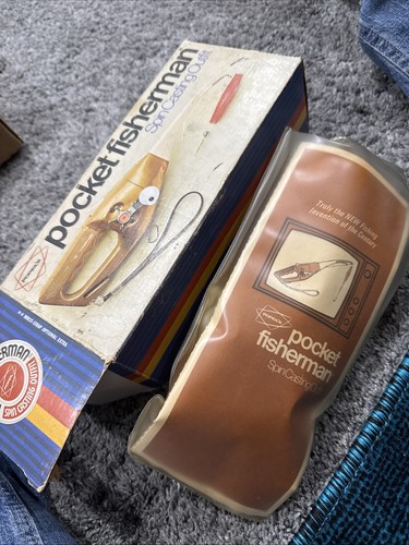 Vintage 1972 Popeil's Pocket Fisherman Spin Casting Original Box & Paperwork | eBay