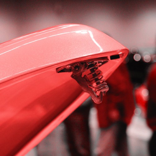 Rotary Bear Claw Trunk Lever/ Large Hood Latch Assembly hot rod muscle ...