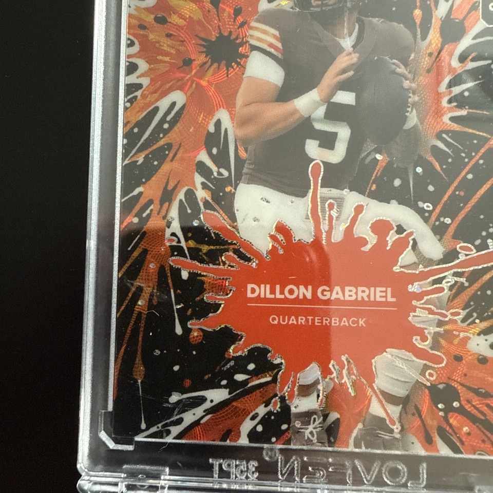 2025 Wild Card Splat Dillon Gabriel Orange Hyper Foil Color Match 8/15 ...