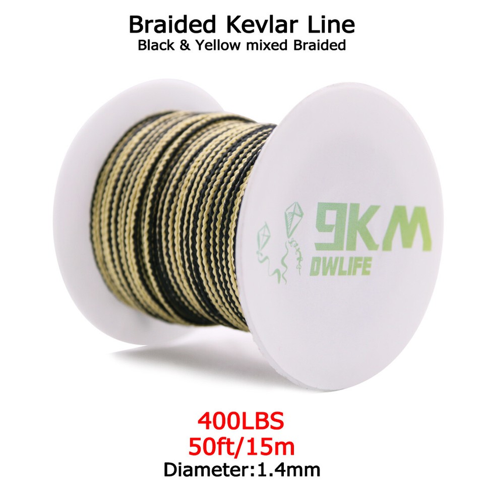 Braided Kevlar Line Fishing Assist Cord Tough Tactical String Made with ...