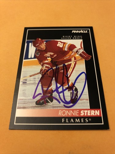 Ronnie Stern Signed Calgary Flames Card | eBay