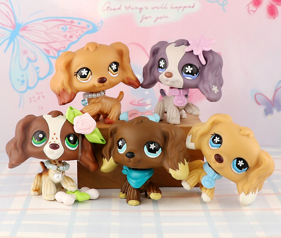 5PCS Pet Shop Cocker Spaniel Lot 748 960 1209 156 575 with LPS ...