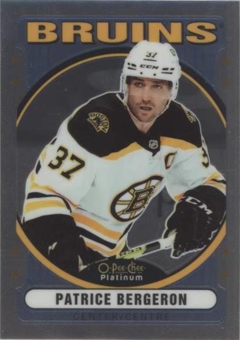 2021-22 O-Pee-Chee Platinum - Retro Patrice Bergeron #R-57 for sale ...