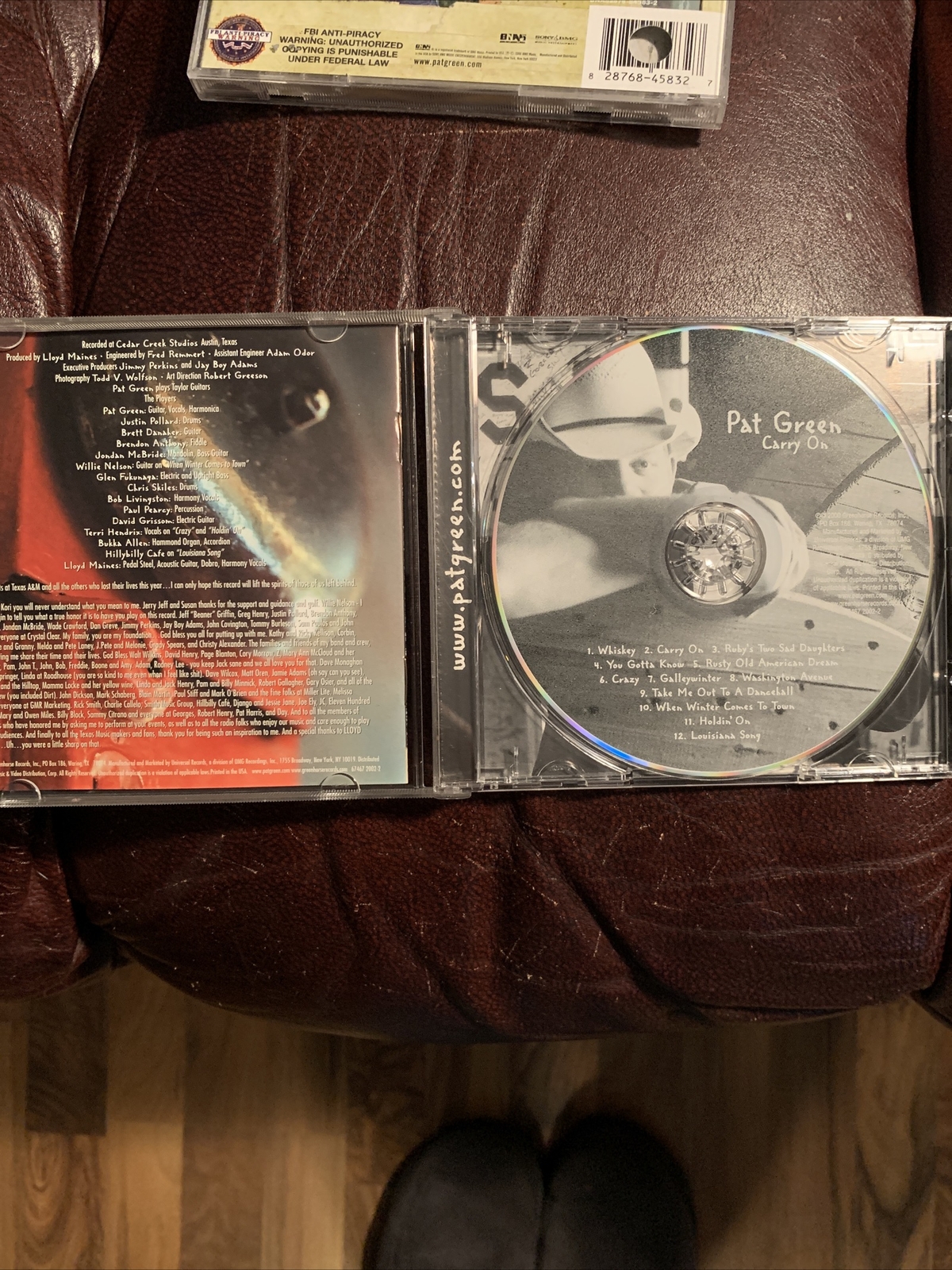 2 Pat Green CD’s. Carry On and Cannonball | eBay