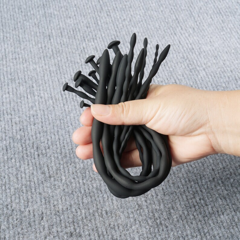 Male Silicone Peni Plugs Urethra Tube Sounds Dilator Insert Adults ...