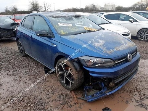 2018 2019 VW POLO R LINE MK6 BREAKING AUCTION FOR A WHEEL NUT ONLY ...