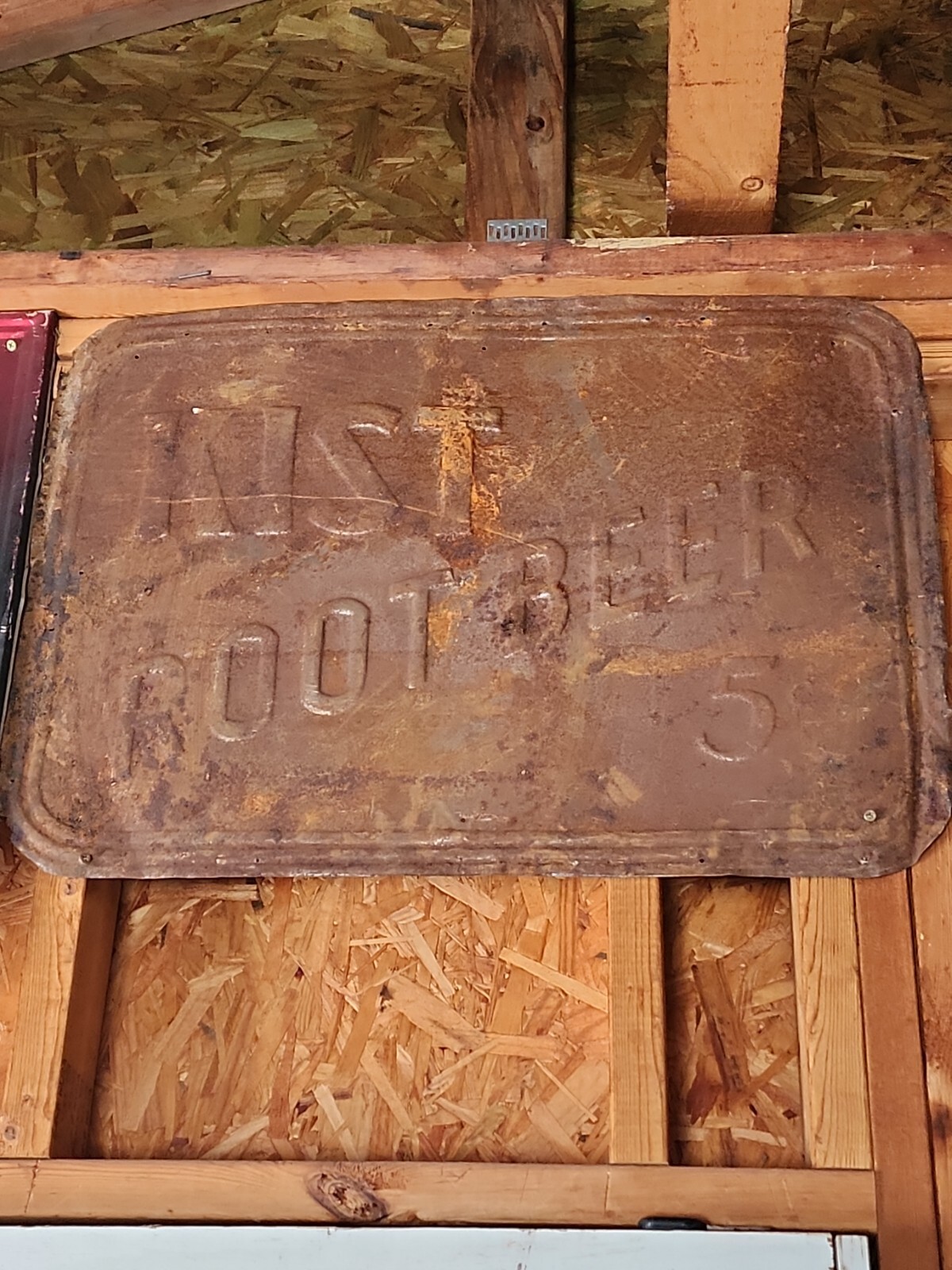 ORIGINAL & AUTHENTIC kist ROOT BEER''5 cent METAL SIGN 24X20 guessing ...