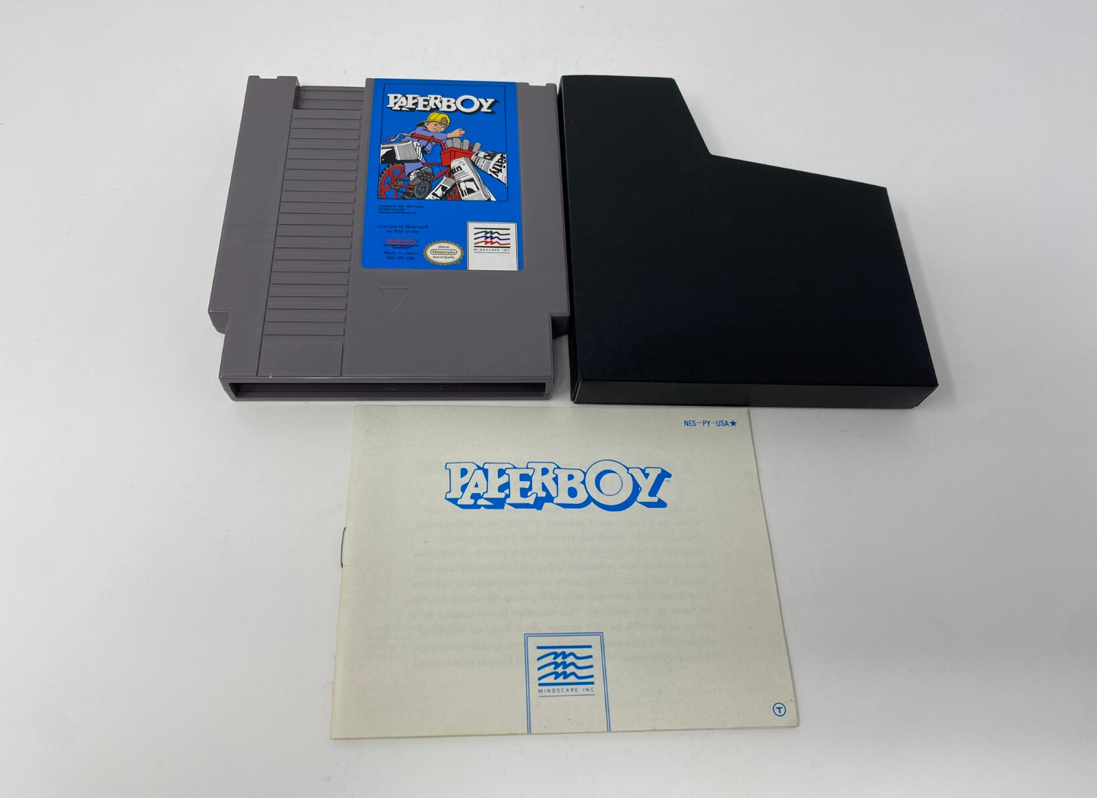 Paperboy (Nintendo NES, 1985) - Nintendo Cart + Manual + Sleeve - Works ...