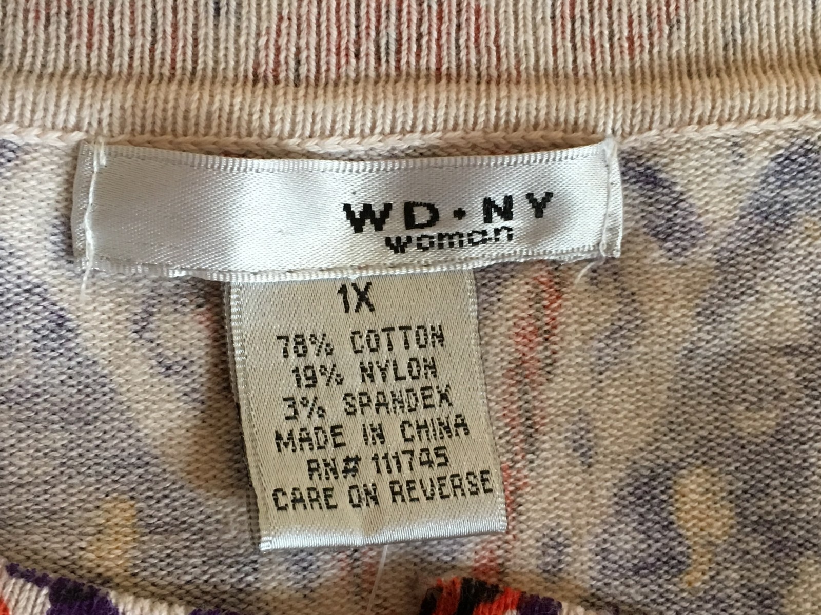NWT WD*NY Plus Sz 1X Women KNIT BUTTON FRONT SWEATER TOP, 3/4 SLEEVE ...