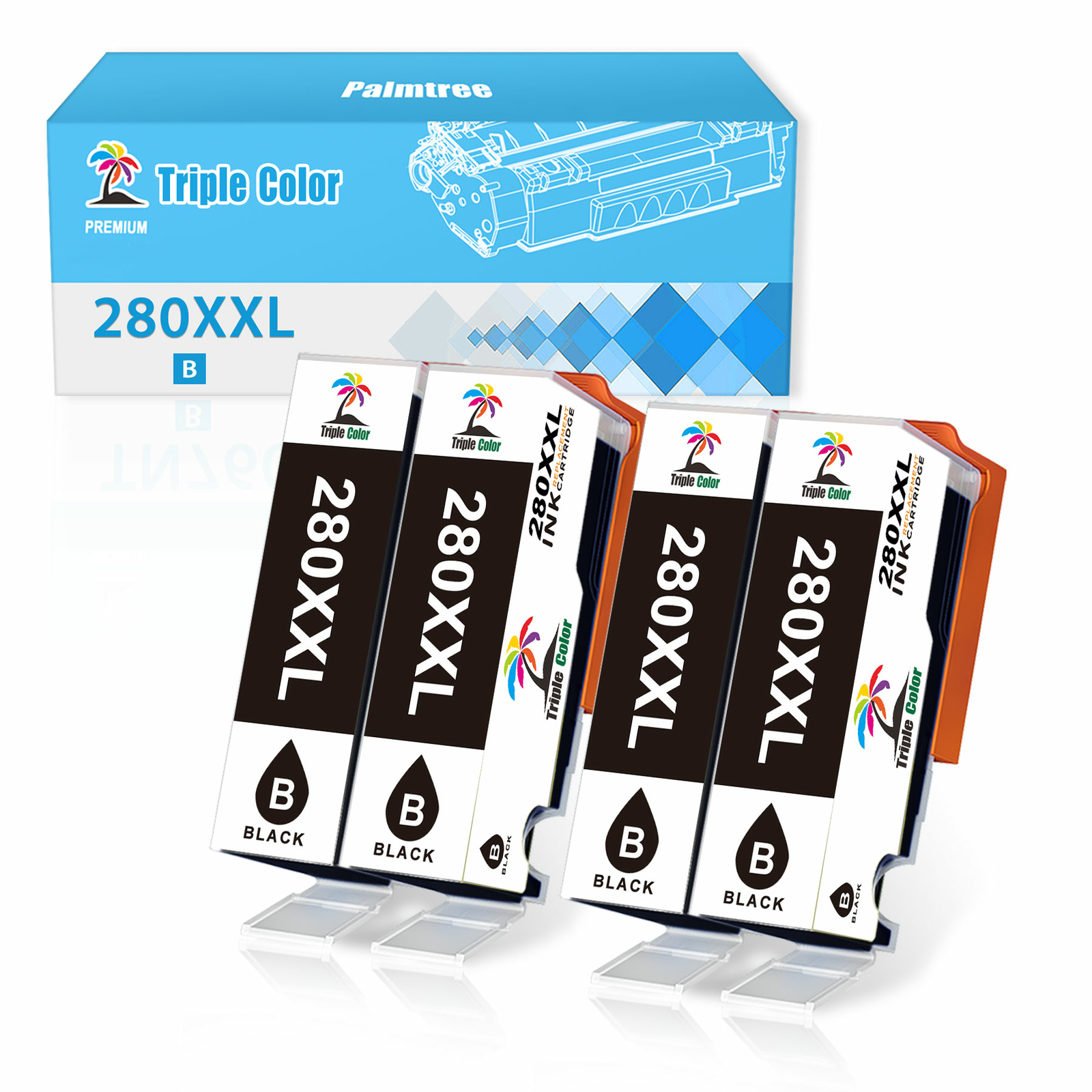PGI-280 CLI-281 XXL Ink Lot for Canon PIXMA TR7500 TR8500 TR8520 TS9100 ...