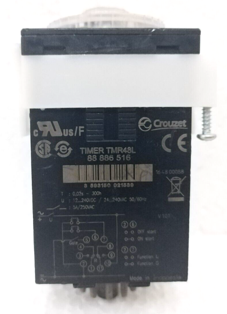 Crouzet 88886516 TMR 48 L Analog Timers With Multi-Range From 0.02 S To ...