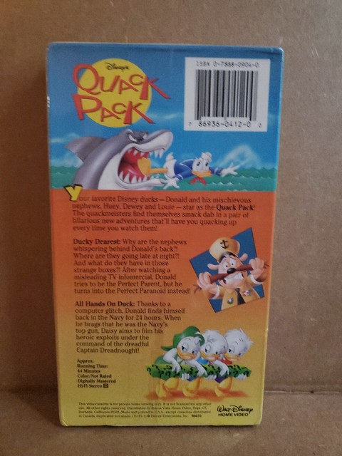 Quack Pack: Ducks Amuck (VHS, 1997) for sale online | eBay