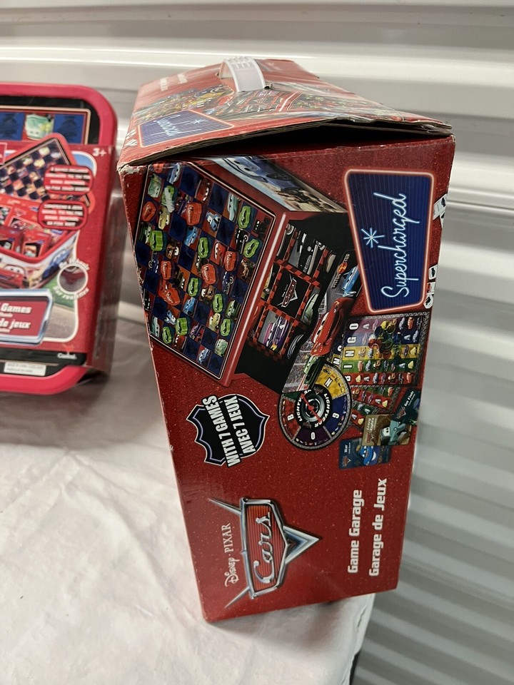 Disney Pixar Cars Supercharged 7 Games Wooden Game Garage by Cardinal ...