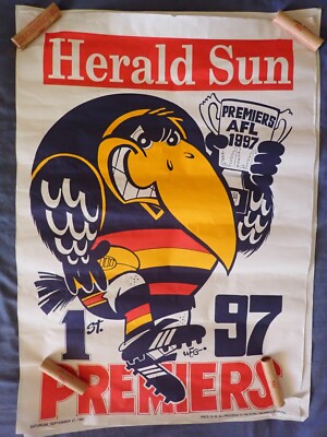1997 & 1998 ADELAIDE CROWS SOUTH AUSTRALIA NEWSPAPER DISPLAY ...