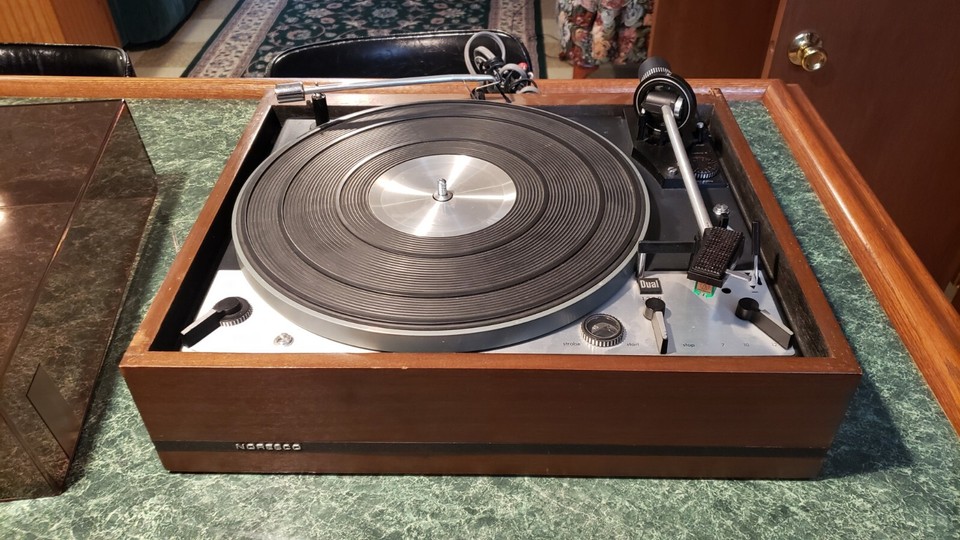 Dual 1229 Turntable with Base, Cover and Nearly New Cartridge | eBay
