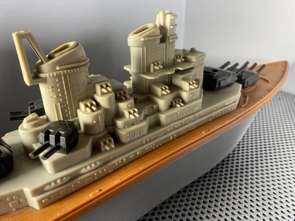 Vintage Strombecker 19’’ Battleship USS New Jersey Ship Toy Boat #5250 ...