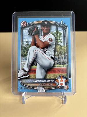 Anderson Brito 2025 Bowman 1st #BP-98 SKY BLUE PAPER /499 - Astros | eBay
