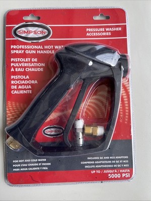 Simpson 80178 5000 Psi Easy Pull Trigger Quick Connect Hot Water Spray ...