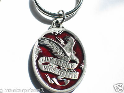 Live To Ride _ Ride To Live Keychain | eBay