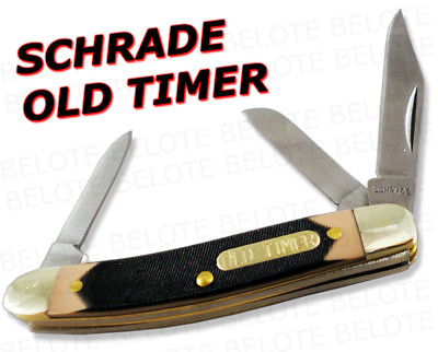 Schrade Old Timer Junior 3-Blade Knife Delrin 108OT NEW | eBay