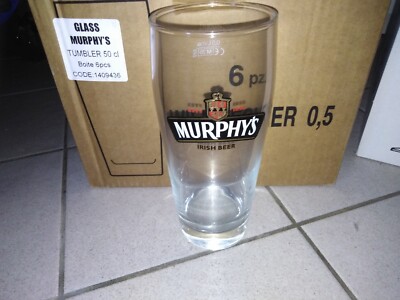 6 verres À bière Murphy's Pint 50cl Guinness | eBay