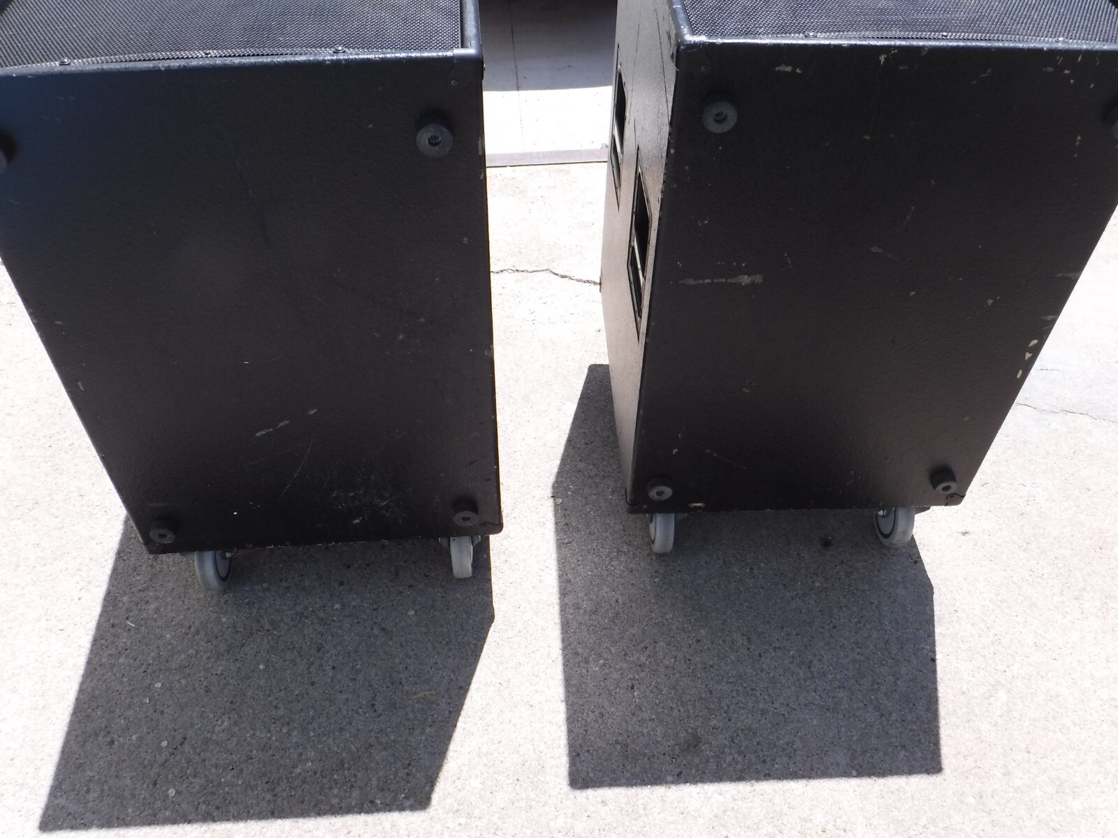 2-Electro-Voice SB180 subwoofers. EVX 180B 1K 18" DRIVERS. 4 - Wheels ...