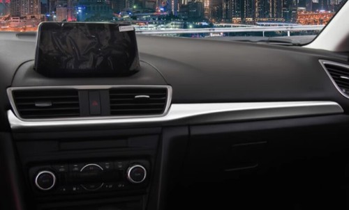 For Mazda 3 Axela 2017-2018 Matte Silver Center Console Instrument Dash ...