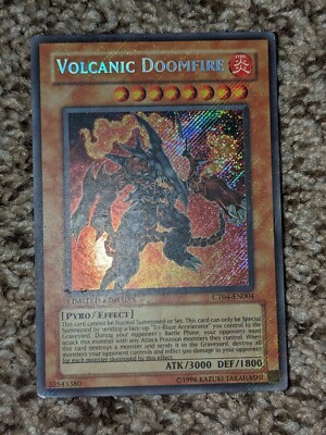 Yugioh Volcanic Doomfire CT04-EN004 Limited Edition Secret Rare LP | eBay