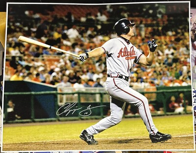 Chipper Jones Autographed Atlanta Braves 16x20 Photo HOF | eBay