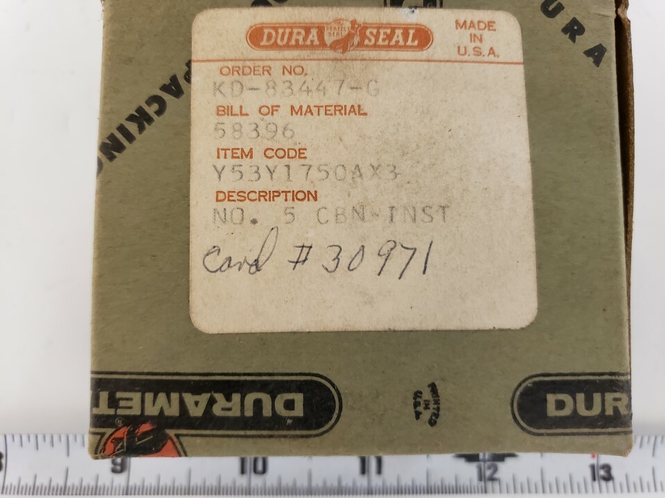 Durametallic DuraSeal Model: Y53Y1750AX3 #5 Carbon Insert | eBay