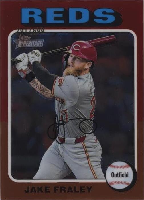 2024 Topps Heritage High Number - Jake Fraley #531 Chrome /699 for sale ...