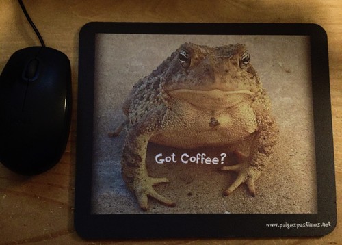 Got Coffee? Mouse Pad Frog Toad Computer Novelty Funny Custom Desktop ...